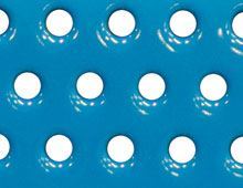 6 Ft. Rectangular Perforated Steel Thermoplastic Picnic Table, Portable ...