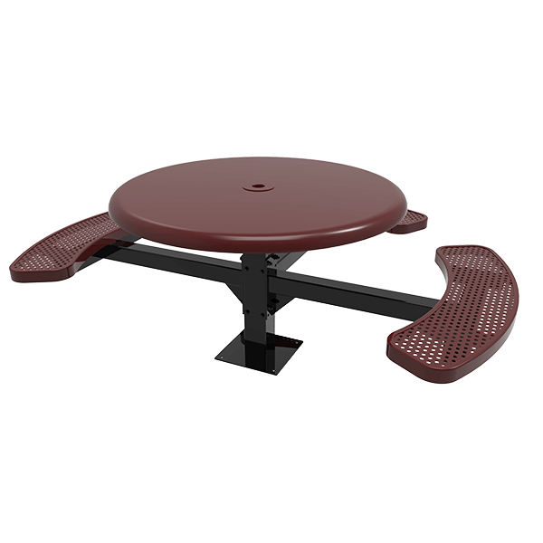 46″ ELITE 3-Seat Solid Top Thermoplastic Picnic Table