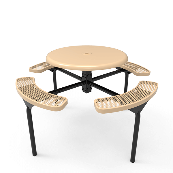46″ ELITE Nexus Solid Top Thermoplastic Picnic Table