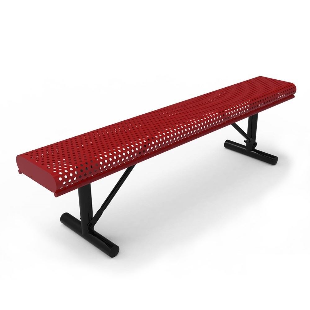 Rolled Edge ELITE 6 Foot Thermoplastic Bench w/o Back - Picnic Table ...