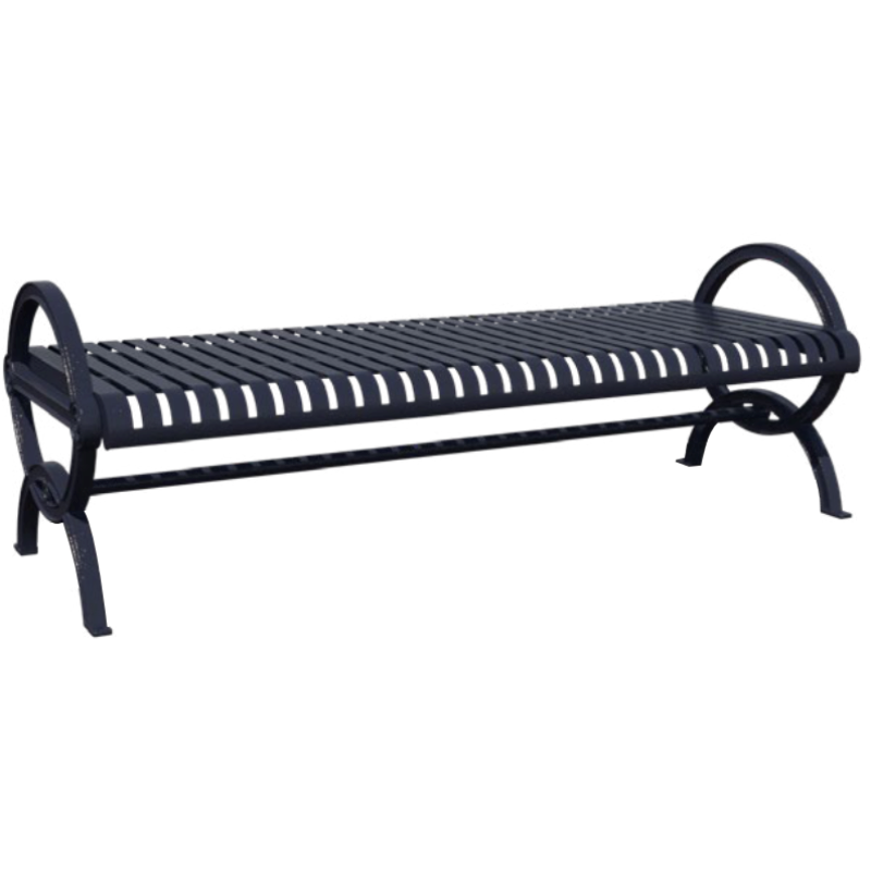 Gateway Cast Aluminum Backless Bench - Picnic Table Supplier